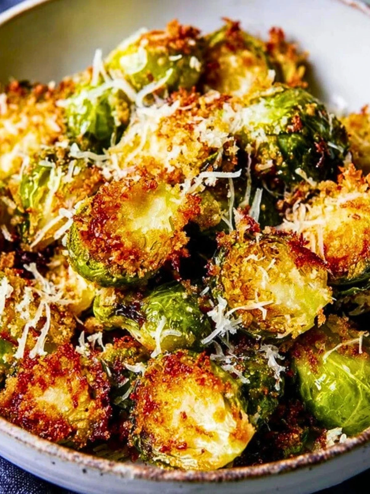 Crispy Parmesan-Crusted Roasted Brussels Sprouts