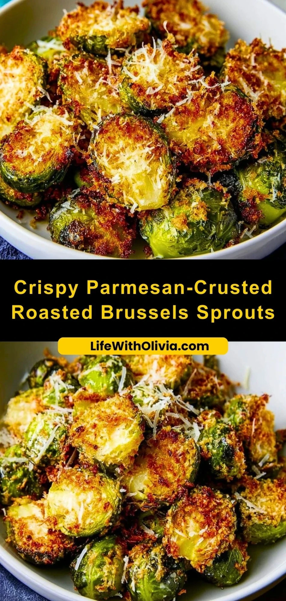 Crispy Parmesan-Crusted Roasted Brussels Sprouts
