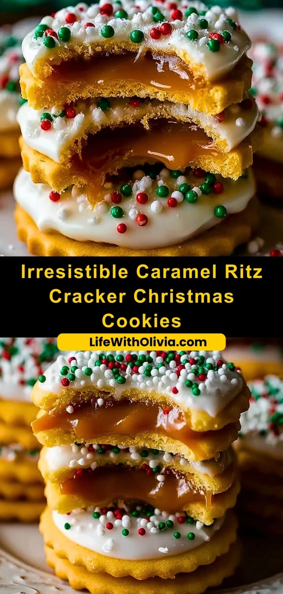 Irresistible Caramel Ritz Cracker Christmas Cookies