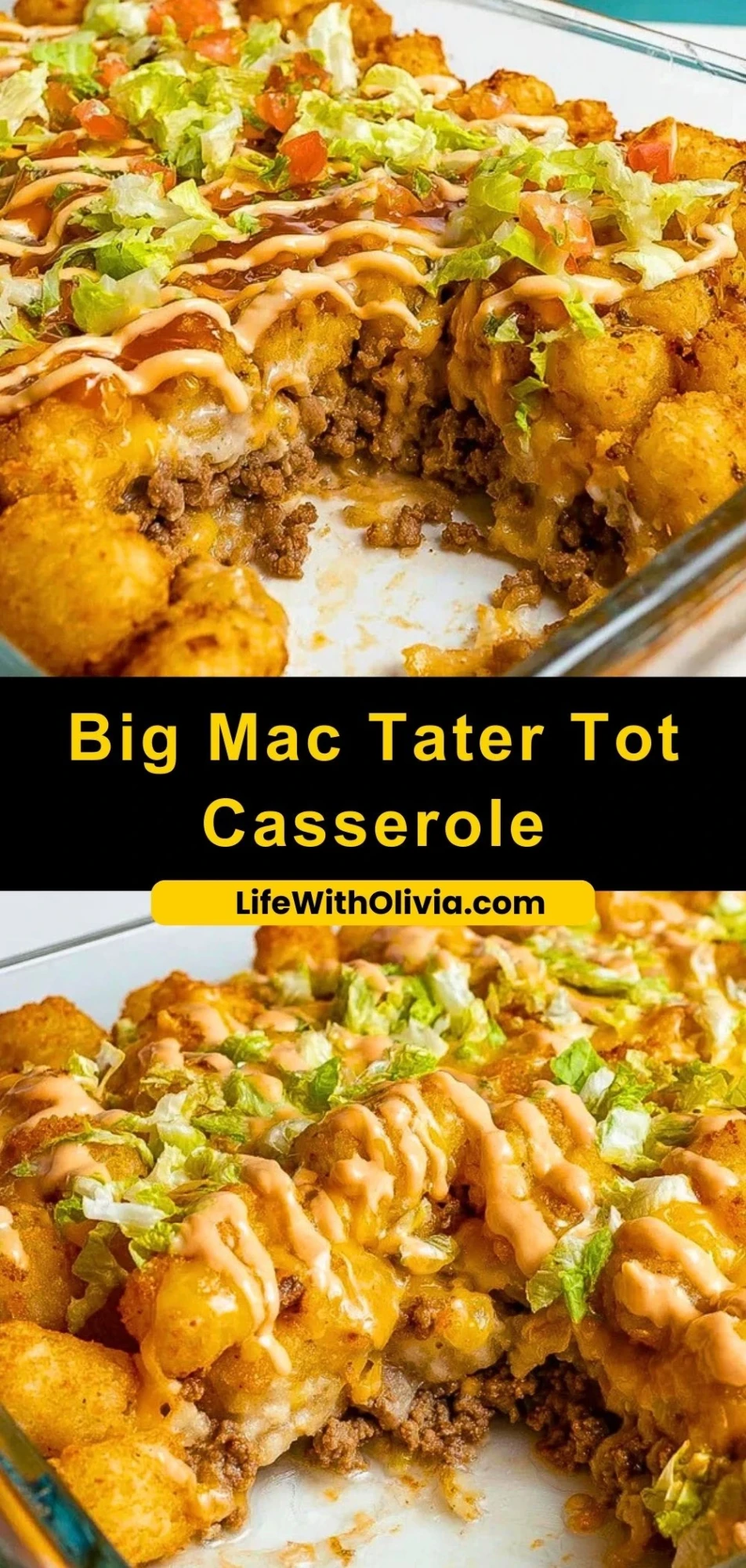 Big Mac Tater Tot Casserole