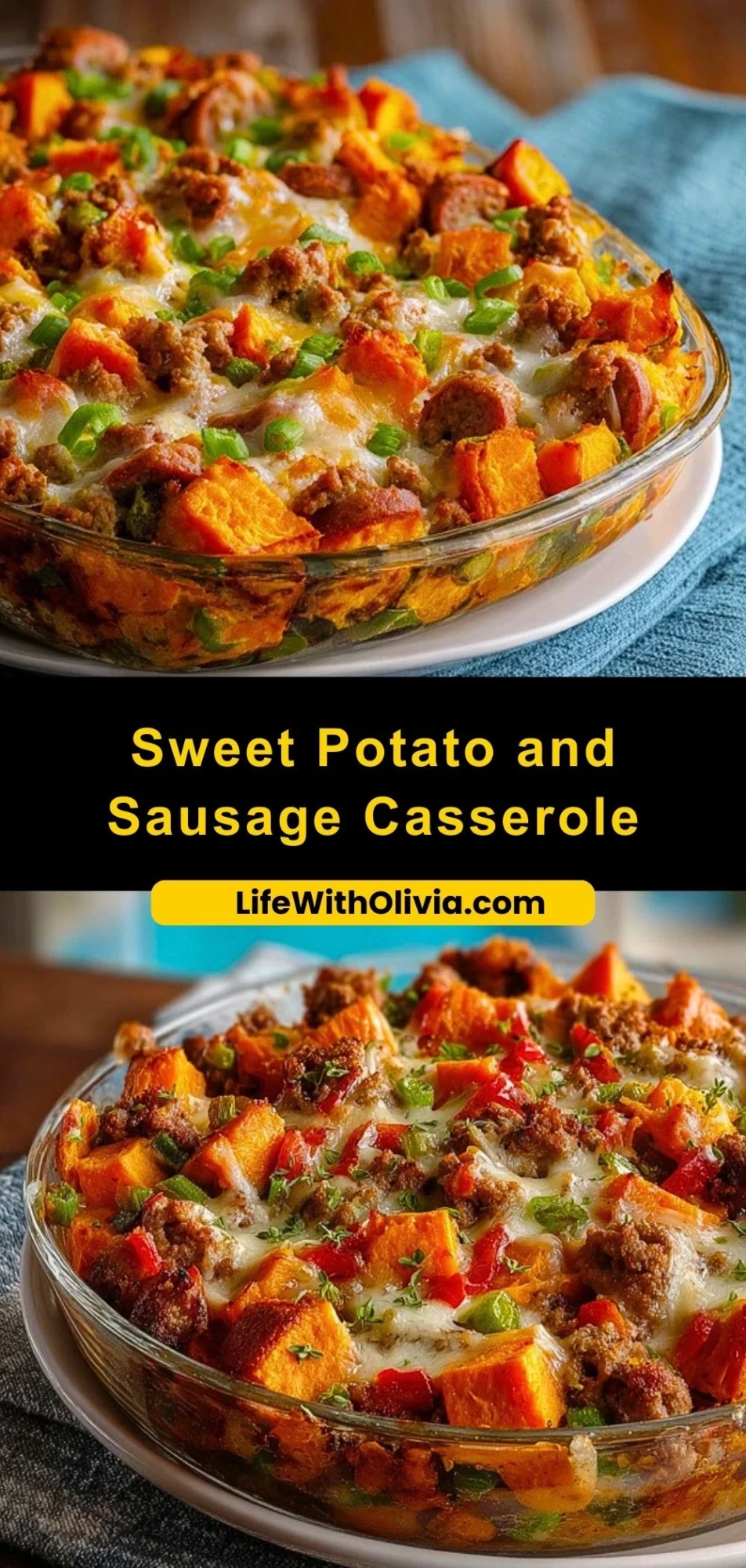 Sweet Potato and Sausage Casserole
