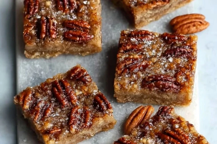 Irresistible Paleo Pecan Pie Bars
